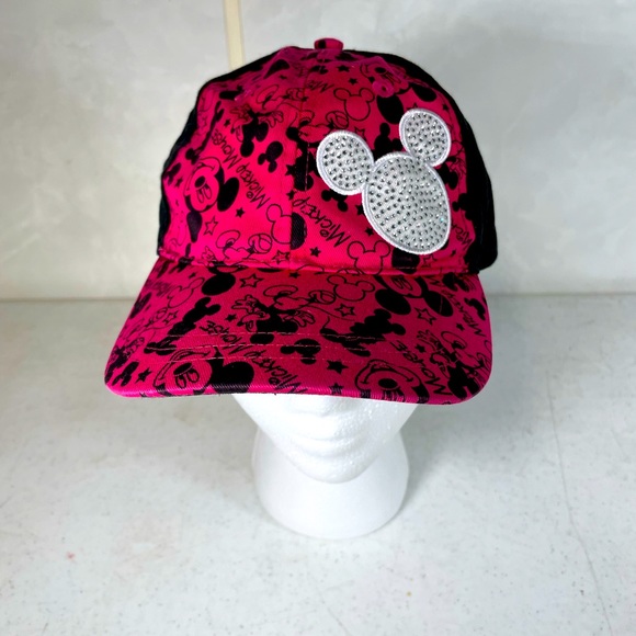 Disney | Accessories | Disney Mickey Mouse Pink Youth Baseball Hat Cap ...